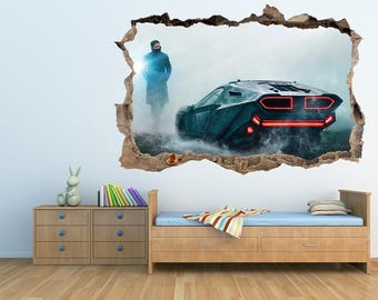 Broken wall decal | Etsy