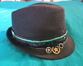 Steampunk hat band | Etsy