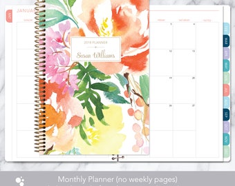 2017 & 2018 planners custom personalized planners by posypaper