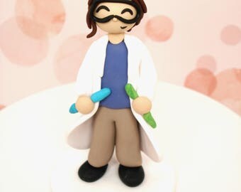 Science cake topper | Etsy