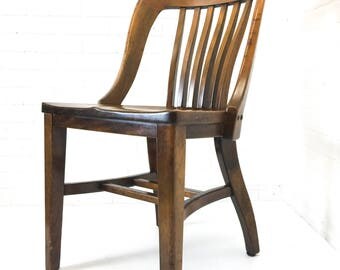 Antique wood chair | Etsy