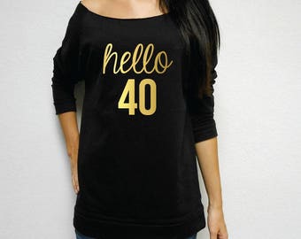 40th birthday shirt | Etsy