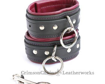 Leather bondage cuff | Etsy