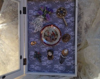 Victorian shadow box | Etsy