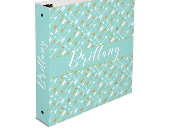 Monogrammed binder | Etsy