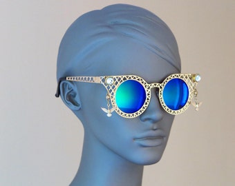 Rhinestone eyewear | Etsy