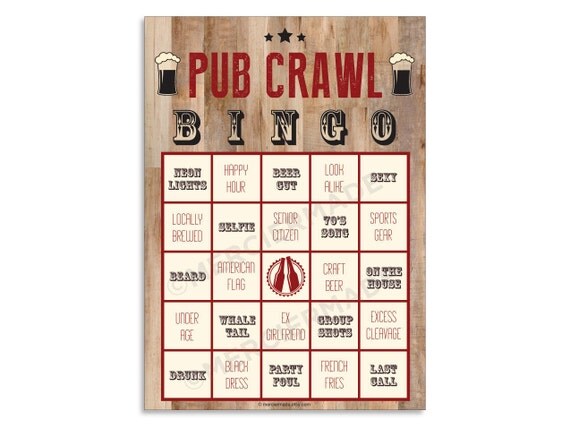 Pub Crawl Bingo 6 Card Digital Files pub-crawl-bingo-6-card-digital-files