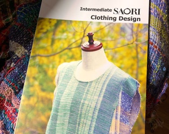 Saori revised beginning sewing pattern book in english for