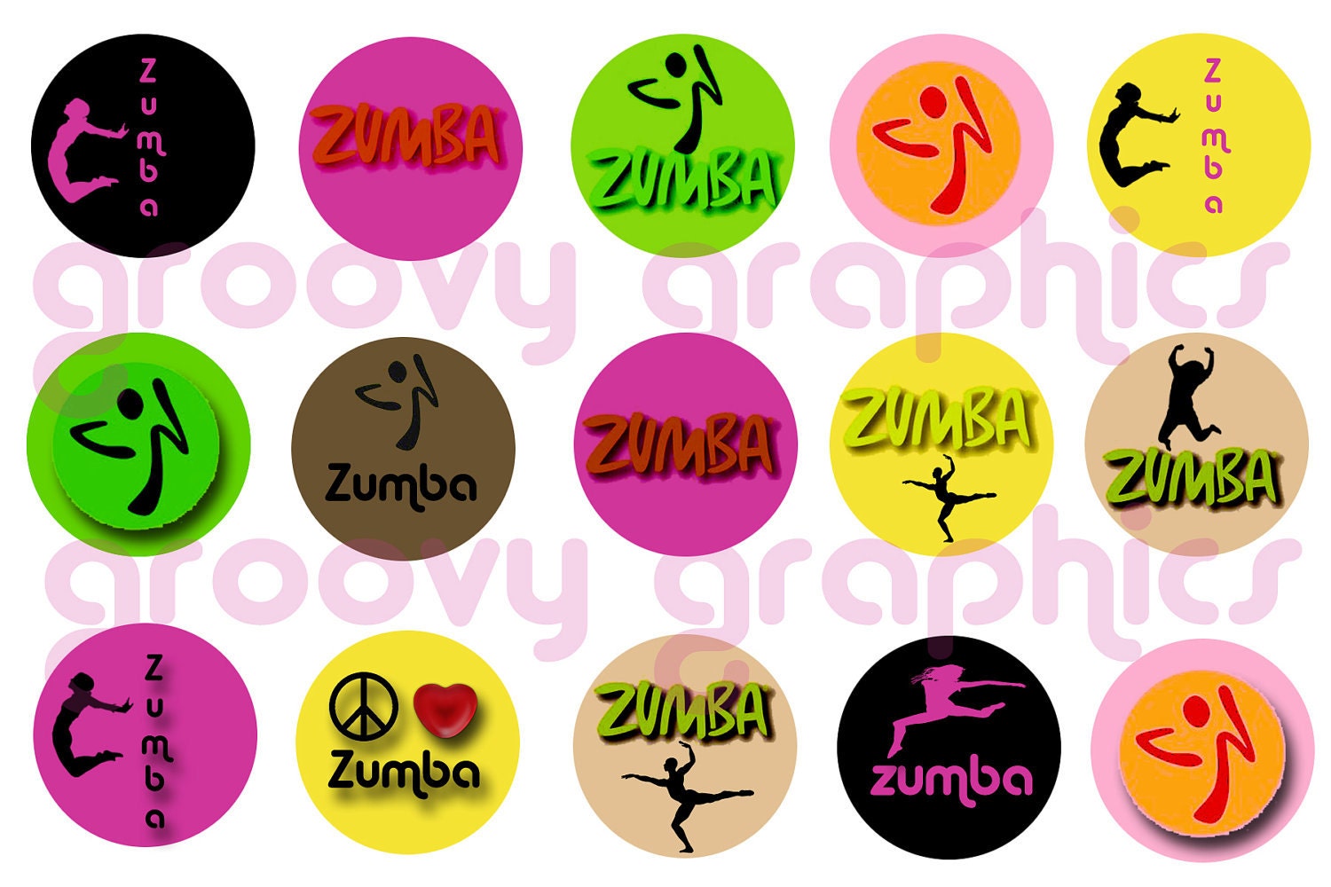 zumba circle to make charms $2.00 | Zumba workout, Zumba for beginners ...