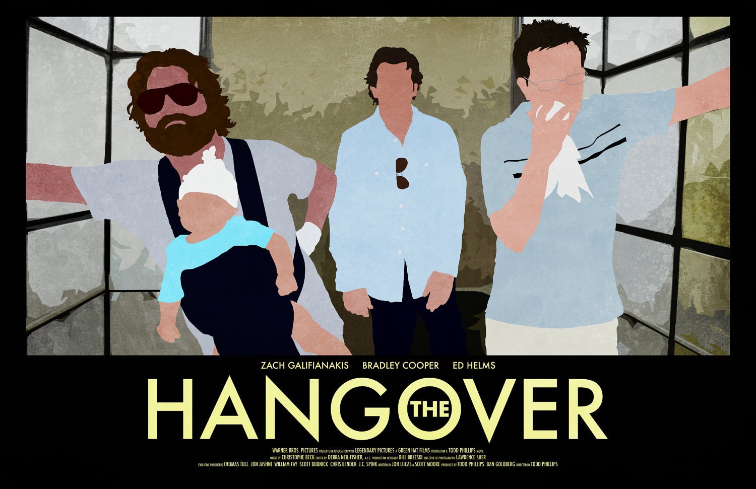 The Hangover movie poster #design | Movie posters, Minimalist movie ...